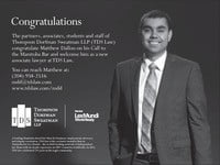 Congratulations to Matthew Dalloo on his Call to the Bar | TDS Law